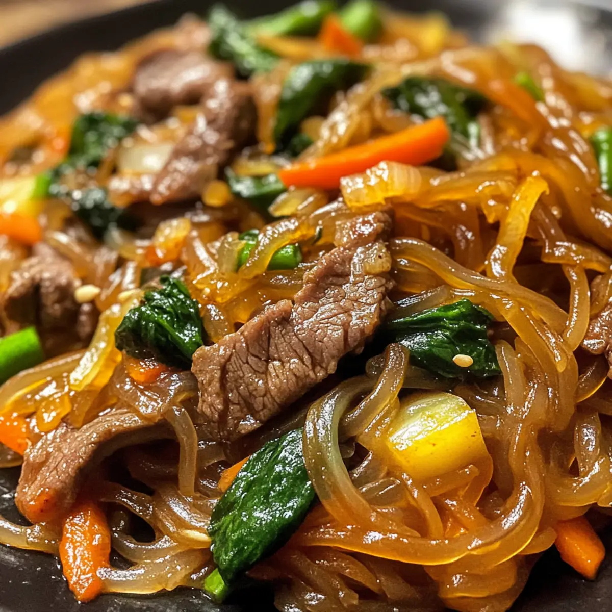 Delicious Japchae: Flavorful Glass Noodles You'll Love